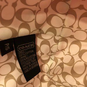 Coach | Accessories | Coach Cotton Canvas Pink Rain Hat | Poshmark